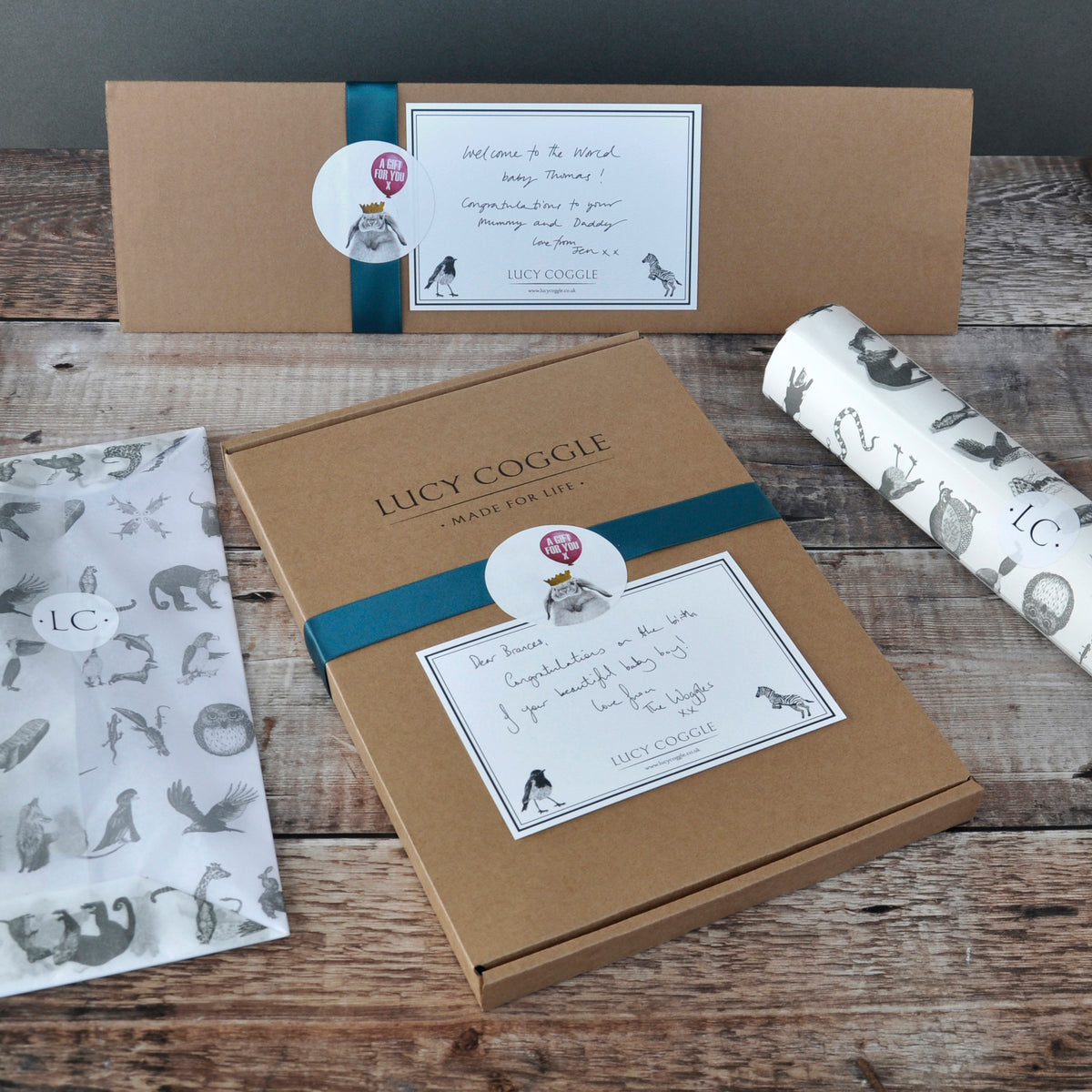 Gift wrap for a kit– Lucy Coggle