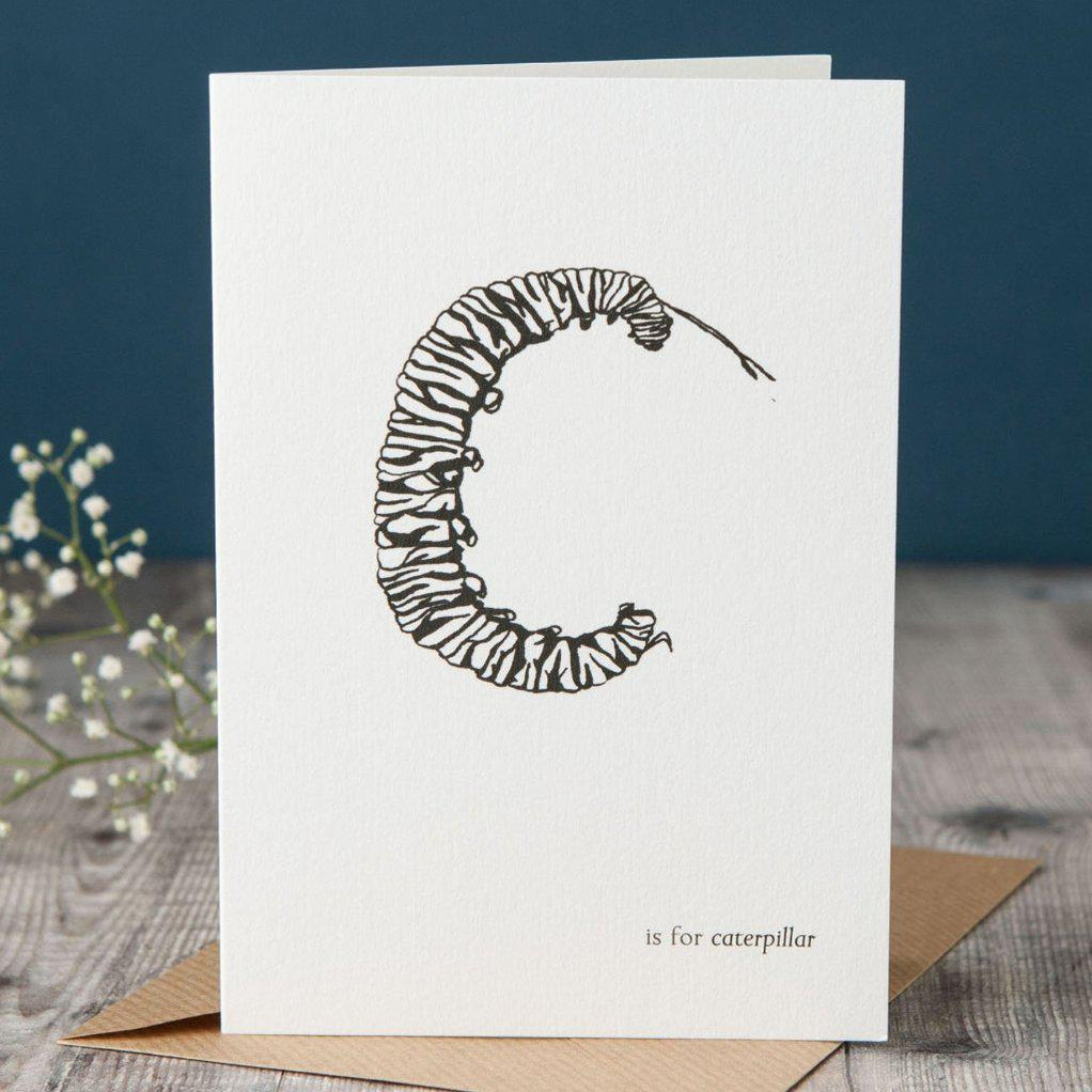C is for Caterpillar Card– Lucy Coggle