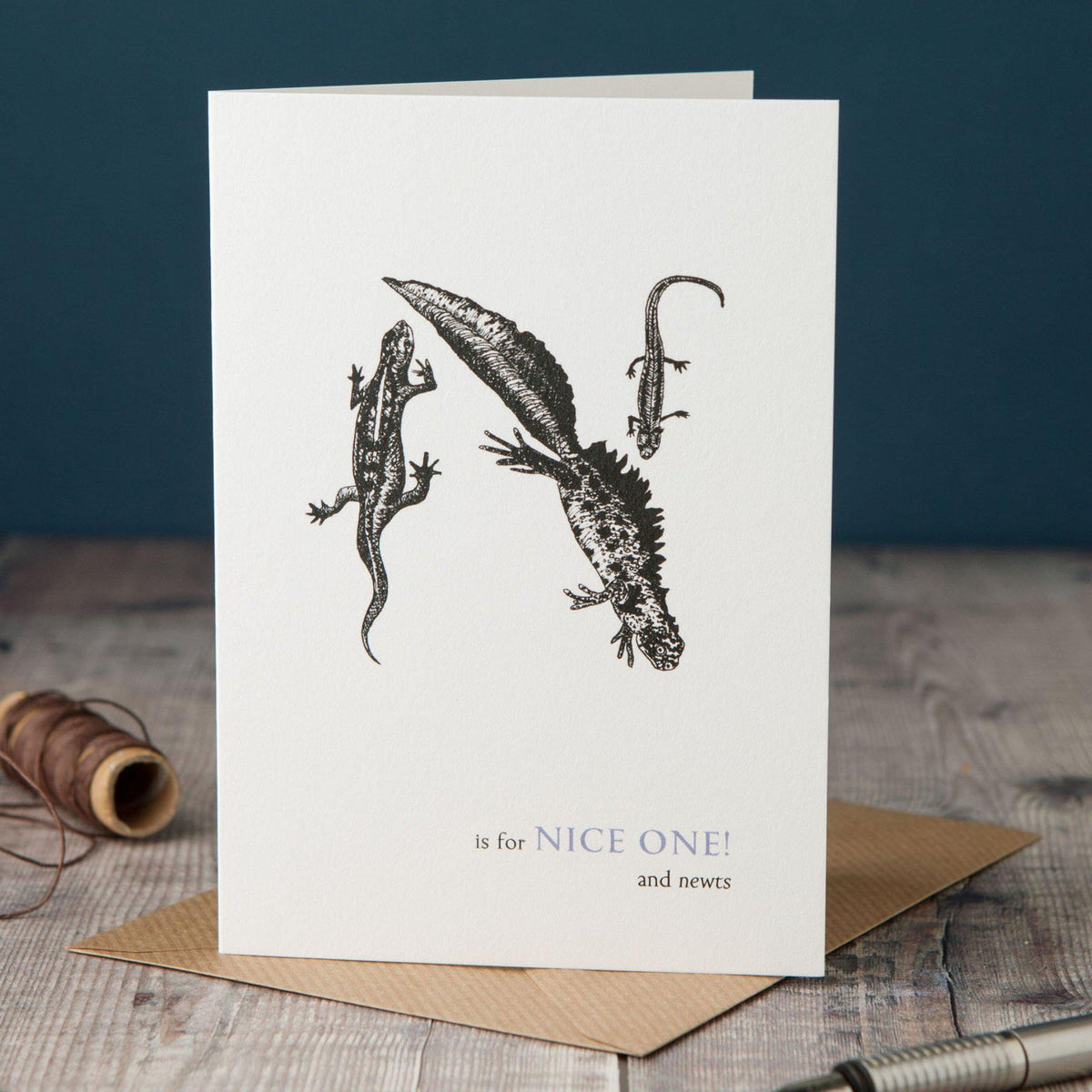 N is for Nice One! Card– Lucy Coggle