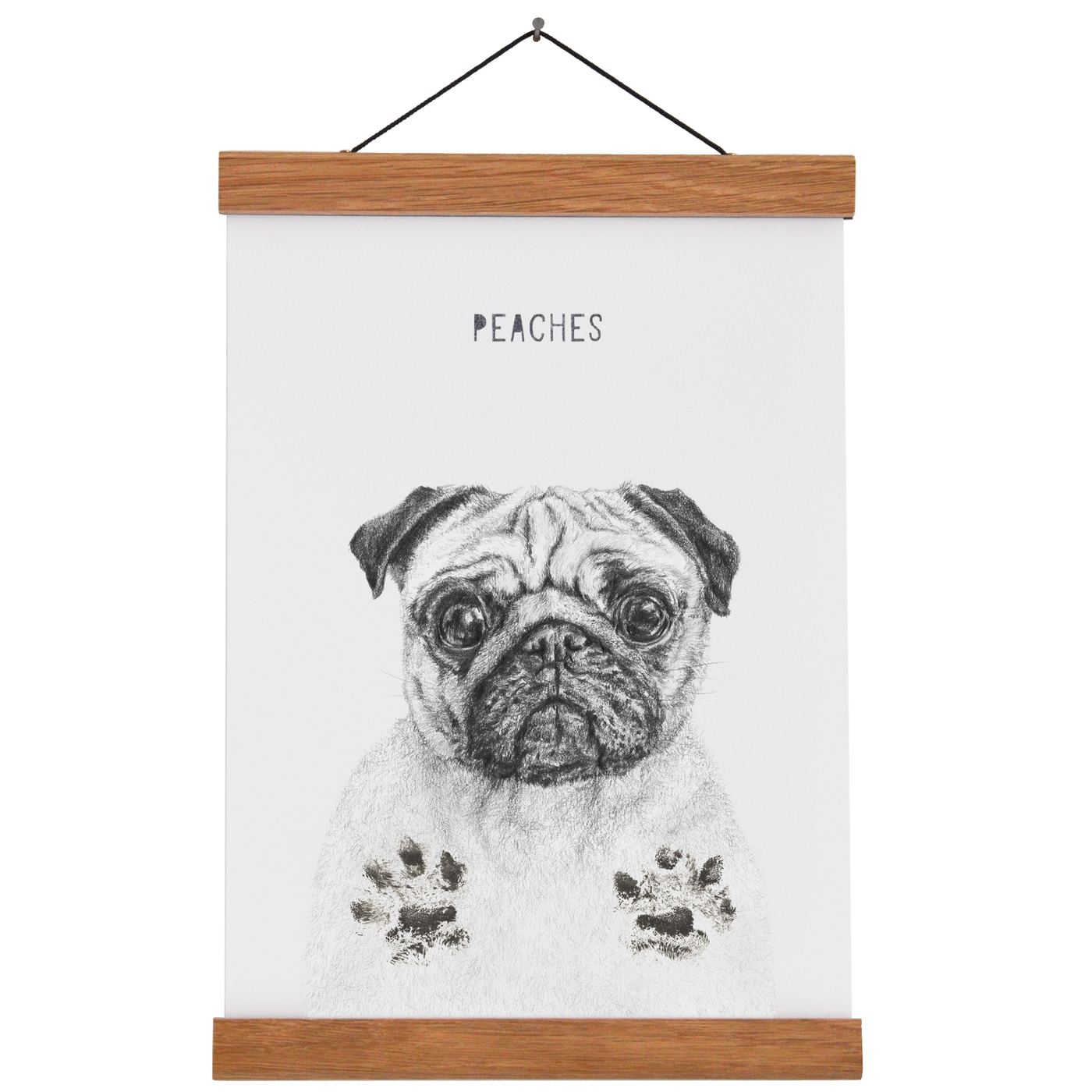Personalised Pug Paw Print Keepsake Kit– Lucy Coggle