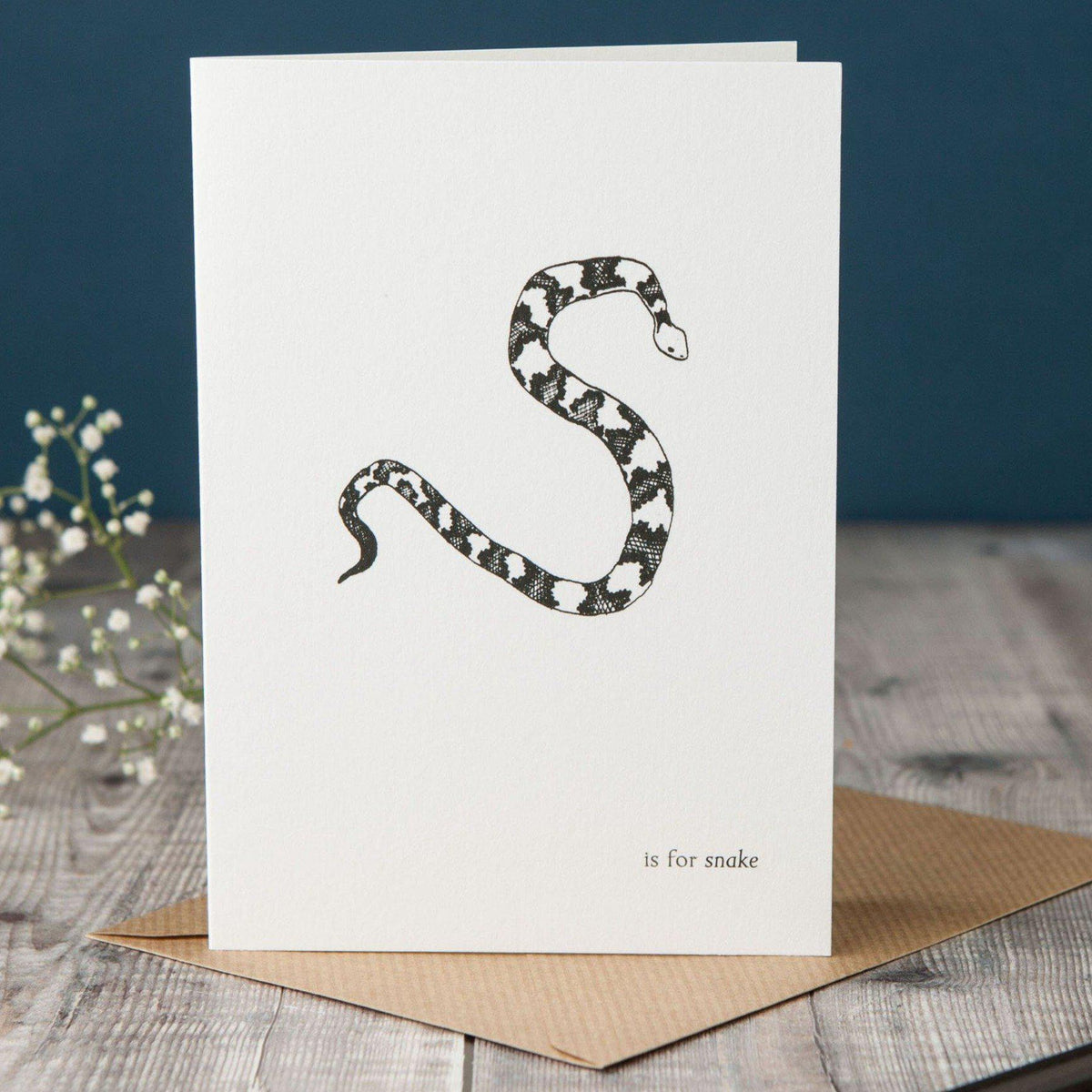 S is for Snake Card– Lucy Coggle
