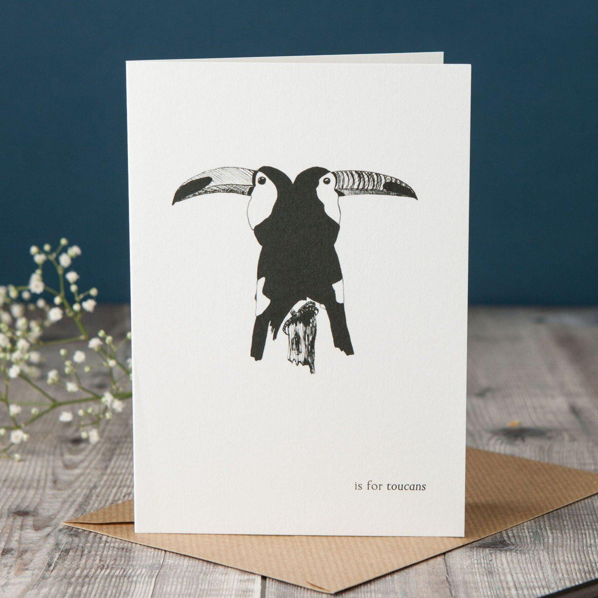 T is for Two Toucans Card– Lucy Coggle